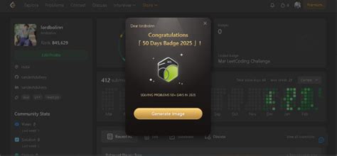 My First Leetcode Badge Im Trying To Stay Consistent And Learn Something… Sandesh Dubey