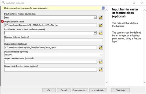 Solved Euclidean Distance Keeps Failing Esri Community