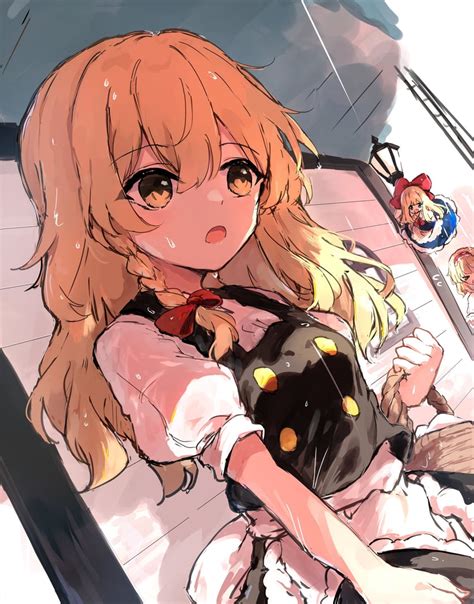 Kirisame Marisa Alice Margatroid And Shanghai Doll Touhou Drawn By Shangurira Danbooru
