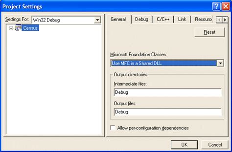 FunctionX Visual C Property Sheet