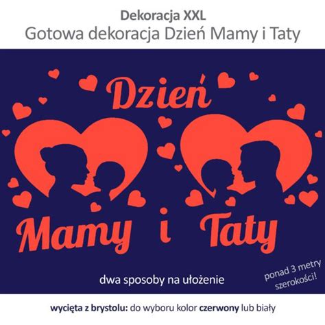 Gotowa Dekoracja Xxl Dzień Mamy I Taty 3w1 Mały Artysta
