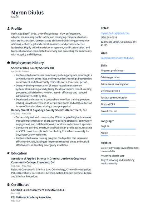 14 Sheriff Interview Questions With Example Answers