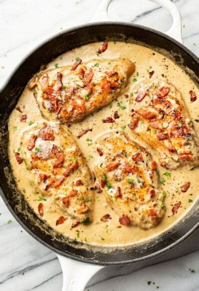 Creamy Bacon Chicken • Salt And Lavender
