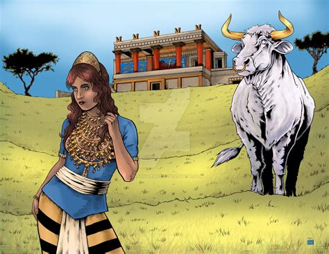 Pasiphae And The Cretan Bull By Jason Lenox On Deviantart