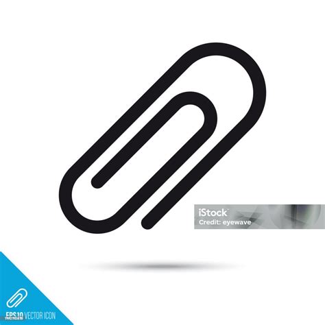 종이 클립 Ui 기호 벡터 선 아이콘 0명에 대한 스톡 벡터 아트 및 기타 이미지 0명 그래픽 사용자 인터페이스 벡터