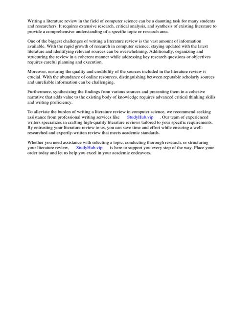 Computer Science Literature Review Topics Pdf Metadata Data