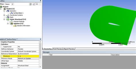 How To Export 2d Meshing From Icem Cfd To Static Structural In Ansys Workbench Researchgate