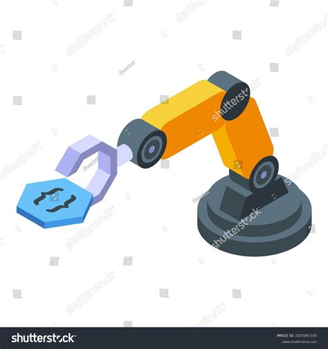 Robot Hand Icon Isometric Vector Ux Stock Vector Royalty Free 2225067105 Shutterstock