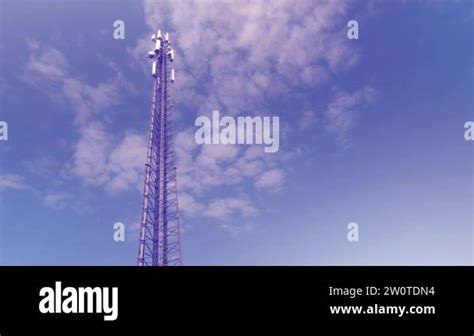 Cellular Antenna Tower And Electronic Radio Transceiver Equipment Part