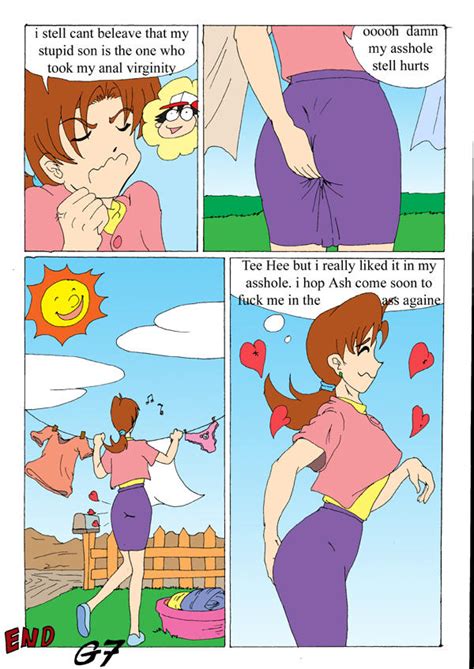 Post Ash Ketchum Comic Delia Ketchum Porkyman Professor Oak