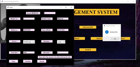 Github Muqaram0gymmanagementtkinter Basic Gym Management System Made Using Tkinter And