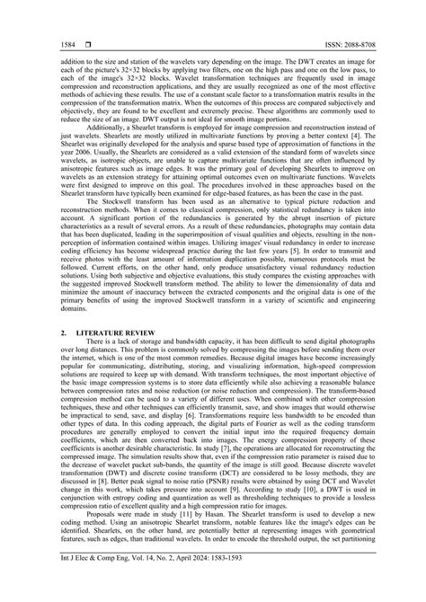 Image Compression And Reconstruction Using Improved Stockwell Transform For Quality Enhancement