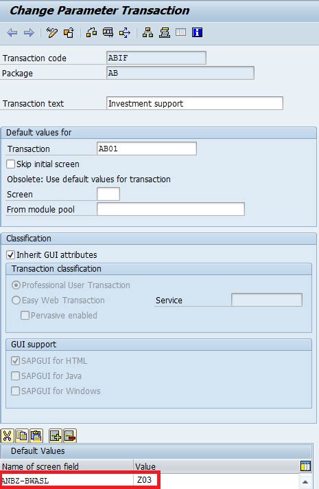 Solved How To Set The Default Transaction Type To Tcode Sap