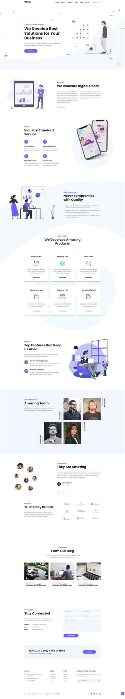 开发公司网站制作，网页设计公司网站设计模板 17素材网