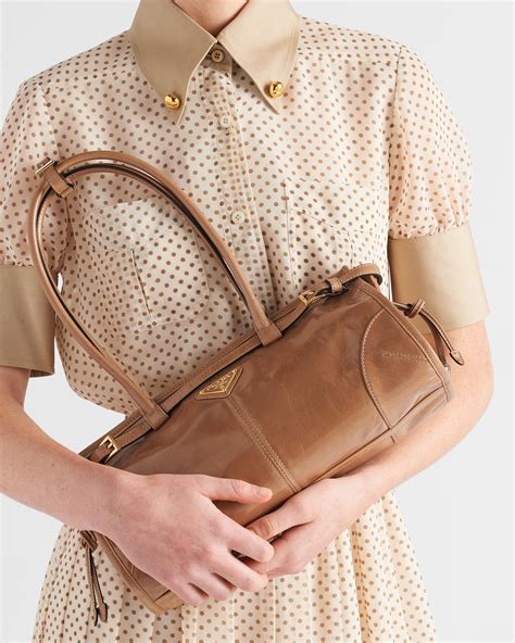 Cameo Prada Bonnie Medium Leather Handbag Prada United States