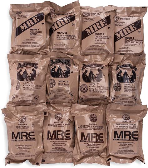 2024 Inspection Dated Military Mre Meals Random Chile Ubuy