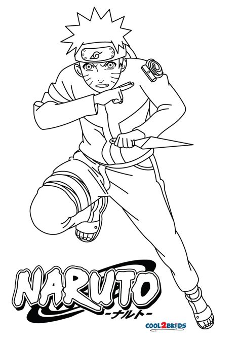 Desenhos De Naruto Uzumaki Para Colorir Páginas Para Impressão Grátis