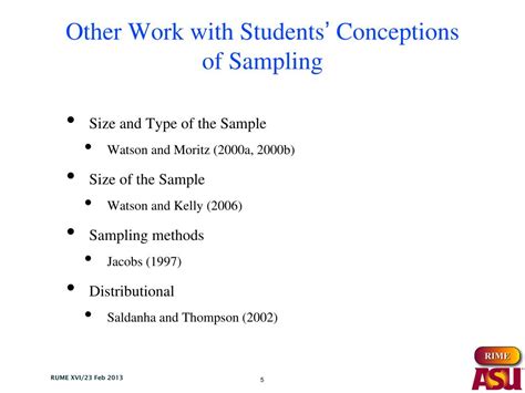 Ppt The Action Process Object Schema Conception Of Sampling
