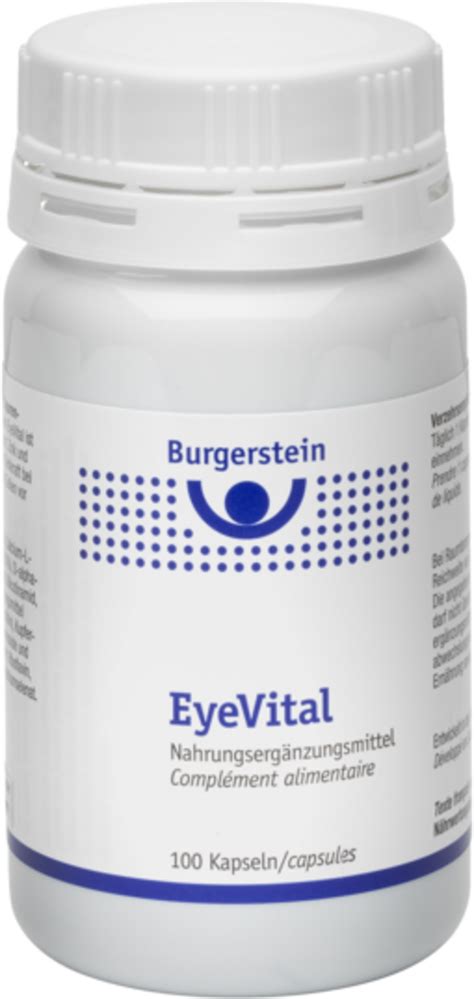 Eyevital 100 Kaps Burgerstein Vitalabo Online Shop