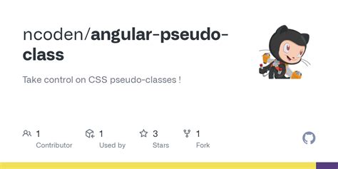 github ncoden angular pseudo class take control on css pseudo classes