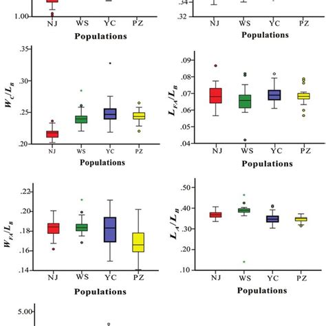 The Morphological Differences Of Individuals Of P Clarkii Populations Download Scientific