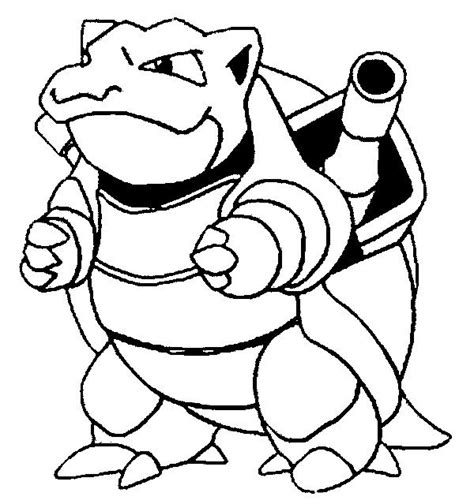 Coloring Pages Pokemon Blastoise Drawings Pokemon Páginas Para