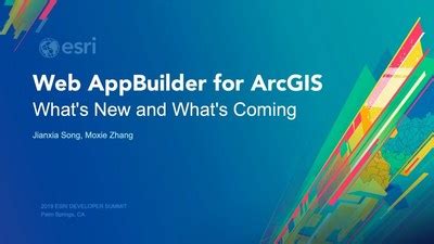 Web AppBuilder For ArcGIS What S New And What S Coming Esri Videos