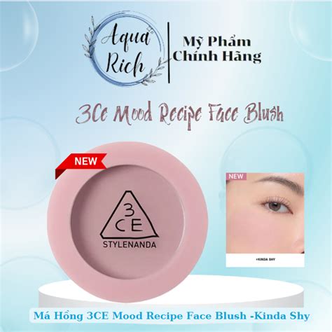 Ph N M H Ng Ce Mood Recipe Face Blush Kinda Shy Shopee Vi T Nam