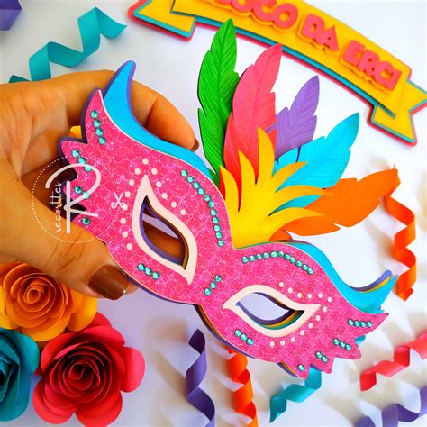 Mascara De Carnaval Png Rosa