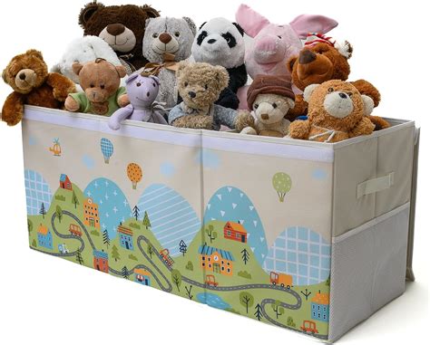 Softowl Extra Large Toy Storage Organizer With Lid Sturdy