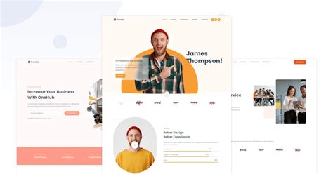 Многоцелевой шаблон лендинга fronter react js Шаблон сайтов Шаблоны