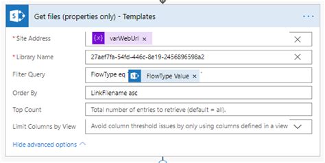Microsoft Flow OData Filter Query Knowhere365