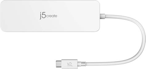 j5create usb c 7 in 1 multi port hub with power delivery up to 4k
