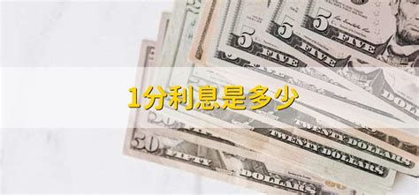 1分利息是多少 财梯网