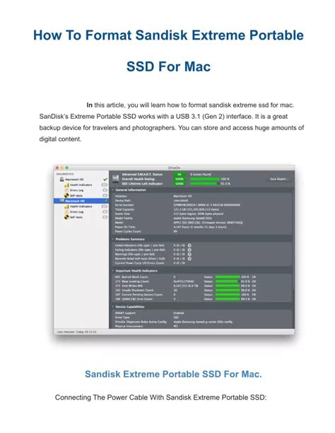 PPT Solved Format Sandisk Extreme Portable Ssd For Mac Quick Ways PowerPoint Presentation