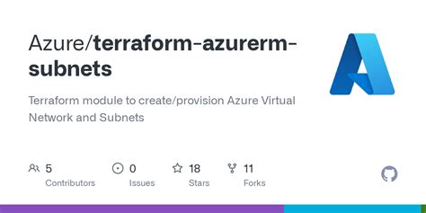 Github Azureterraform Azurerm Subnets Terraform Module To Createprovision Azure Virtual