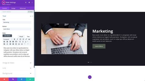 The Divi Fullwidth Slider Module Elegant Themes Documentation