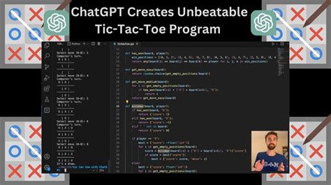 Chatgpt Creates Unbeatable Tic Tac Toe Engine Youtube