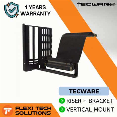 TECWARE Vertical Riser BRACKET For VXR Only GPU Graphics Cards Riser PCIe Flexi Tech