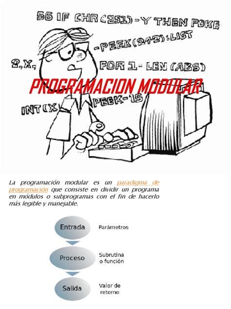 Programacion Modular Pdf Programacion Modular Programación De