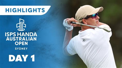 Australian Open Golf Highlights Round 1 Afternoon Session Men And Women Wide World Of Sports