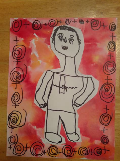 Creation Station Self Portraits Second Grade