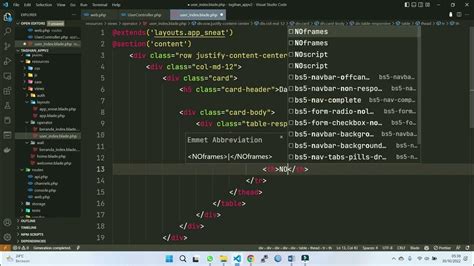 Laravel Proyek 6 Membuat Tampil Data User Youtube