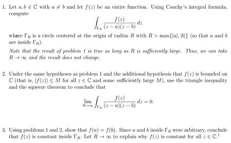Solved Sonte 1 Let A B E C With A B And Let F 2 Be An Chegg Com