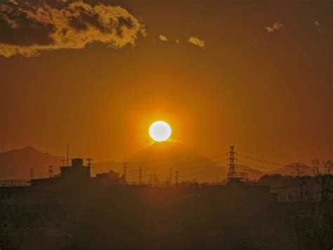 2025 1 30 ダイヤモンド富士 多摩川原橋上流 ダイヤモンド 追っかけ記録