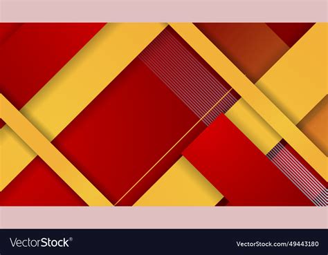 Red Triangle Background Overlap Paper Layer Vector Image