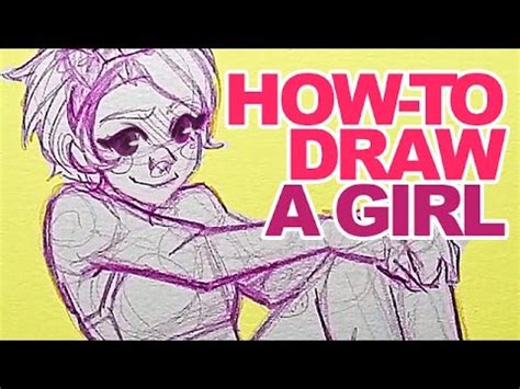 FOUR Different Methods Drawing A Girl YouTube