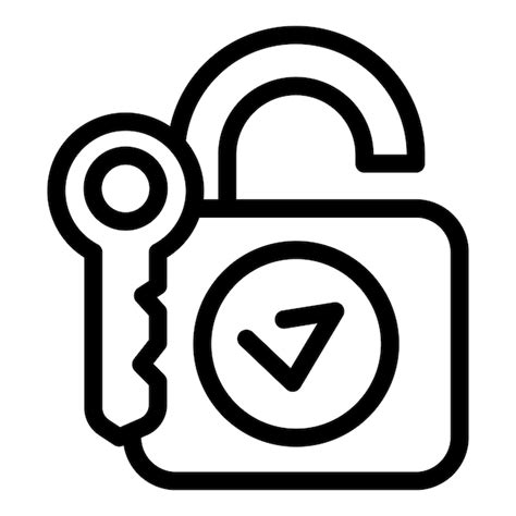 Premium Vector Key Unlocking Padlock Symbolizing Access Granted