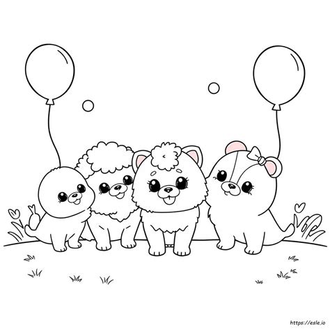 Pom Pom Purin Gambar Mewarnai