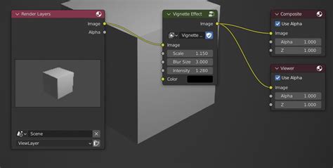 Vignette Setup In Blender Compositor